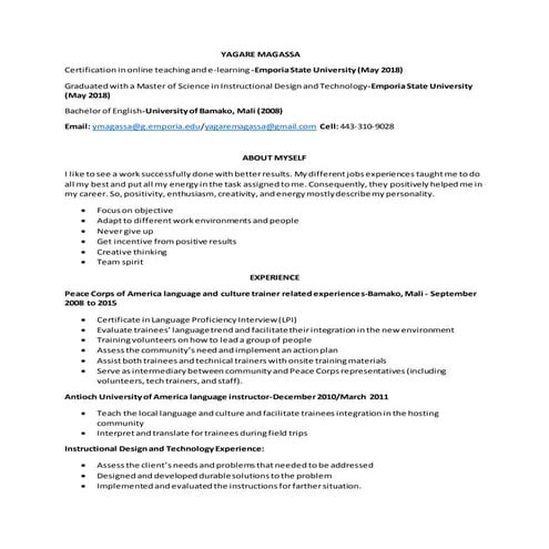 Cherry Mae Macalima Resume | DOCX