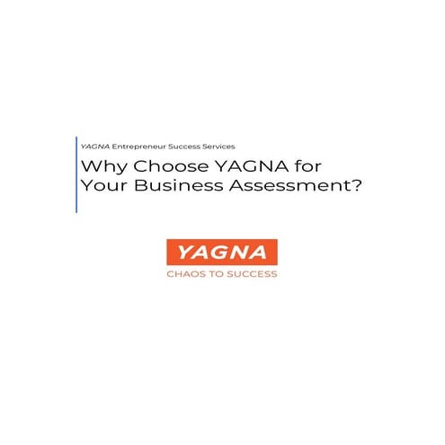 YAGNA Assessment - Why should you go for it - 2025 | PDF