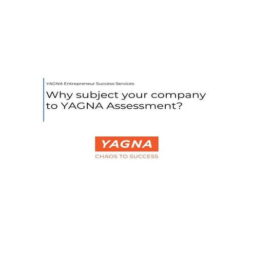 YAGNA Assessment - Why should you go for it - July 2025 | PDF