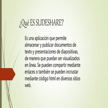 Qué es SlideShare.pptx manera de uso y ventajas | PPTX