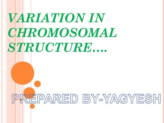 Deletion and Duplication of Chromosomes | PPT