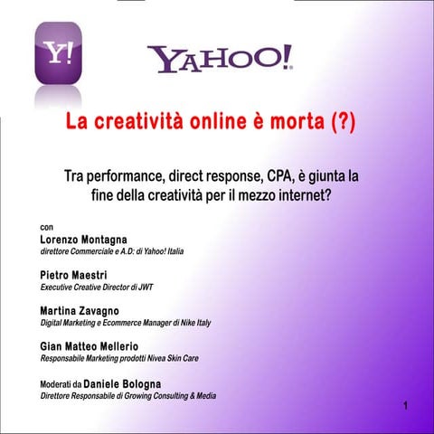 Yahoo! - IAB Forum | PPT