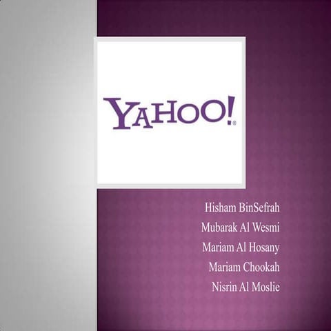 Yahoo! case study final | PPTX