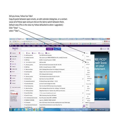 Yahoo tabs | DOCX