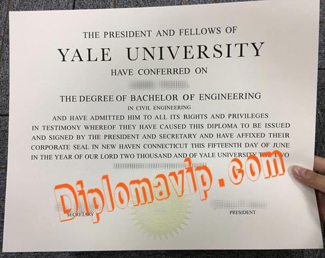 Yale College Diploma