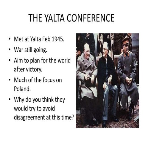 The yalta conference 1945 | PPT