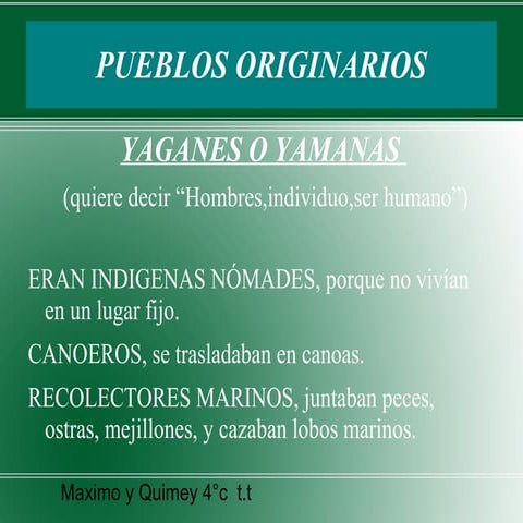 Yaganes | PPT