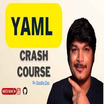 YAML crash COURSE how to write yaml file for adding configuring details ...