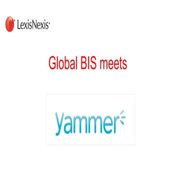 Yammer training | PPTX | Email | Internet