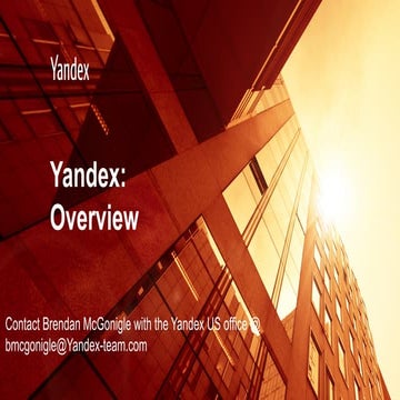 Yandex.2019: Russia's leading tech company | PDF | Operating Systems ...