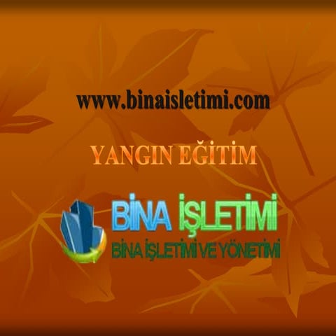 Yangin egitimi | PPSX