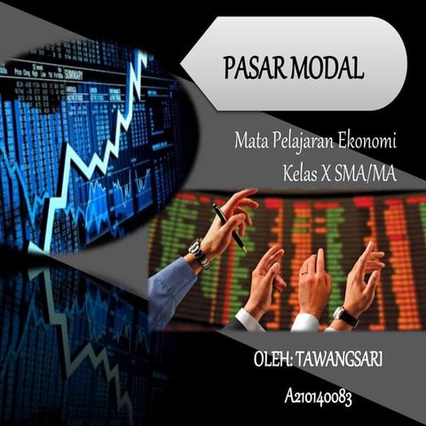 PPT MATERI PASAR MODAL KELAS X SMA/MA | PPTX