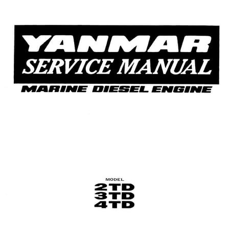 Yanmar 3TD Marine Diesel Engine Service Repair Manual.pdf