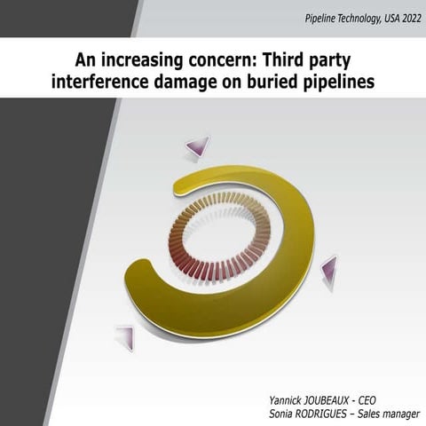 AN INCREASING CONCERN - THIRD-PARTY INTERFERENCE DAMAGE ON BURIED ...