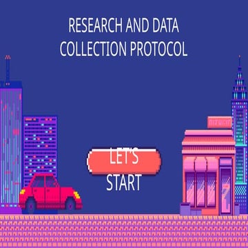 Research Data Protocol And Presentations Pptx