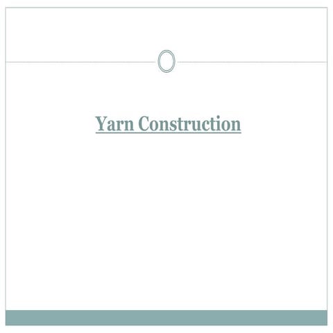 Methods of Fabric Construction | PPTX