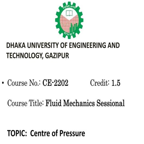 Fluid mechanics | PPT