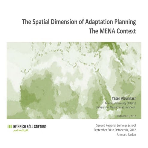 Yaser Abu Nasr_The Spatial Dimension of Adaptation Planning: The MENA ...