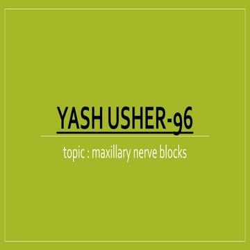 yash_1_.pptx nerve blocks maxillary psa | PPTX