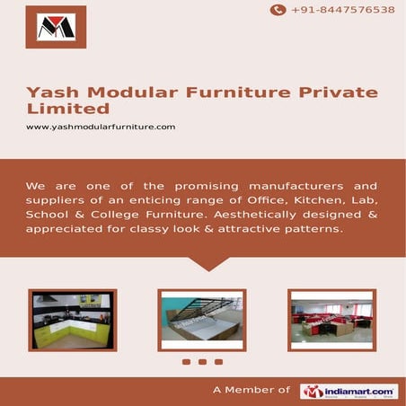 Yash Modular Furniture Private Limited, Pune, Modular Furniture | PDF