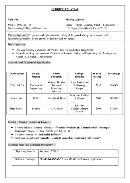 Aniket gupta resume | DOCX