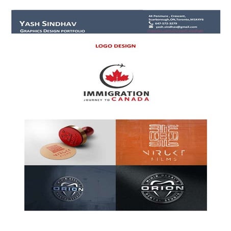 Yash Sindhav Graphic Design Portfolio | PDF