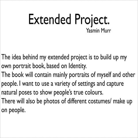 Yasmin extended project | PDF