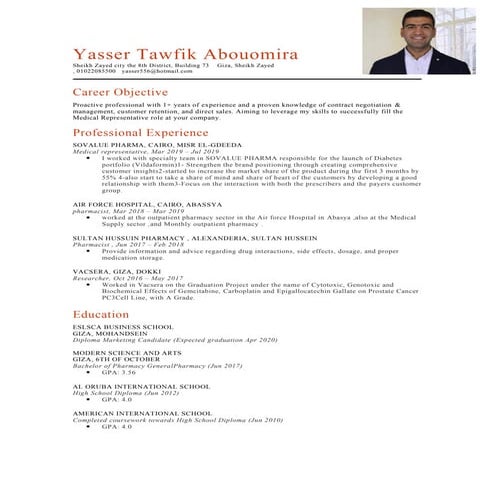 Yasser tawfik cv | PDF