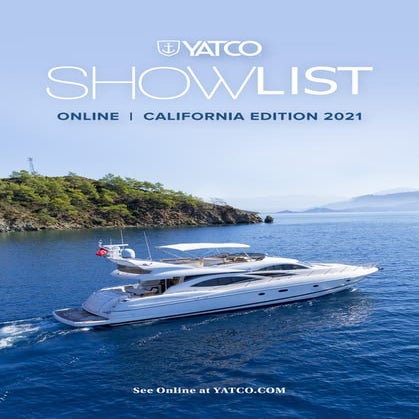 YATCO ONLINE SHOWLIST - California Edition 2021 | PDF