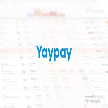 Yay Pay Pitch Deck | PDF