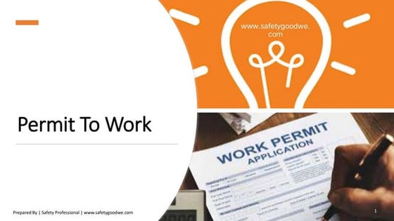 Permit to work training | PDF | Civil Engineering Industry | Industries
