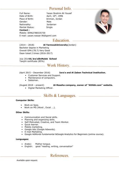 My cv osama hakeem | DOCX | Computing | Technology & Computing