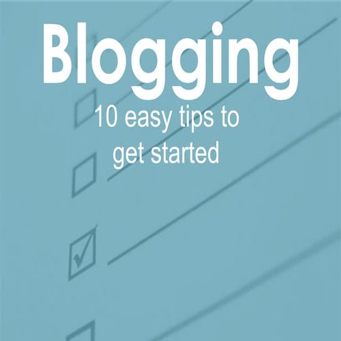 Blogging presentation | PPTX