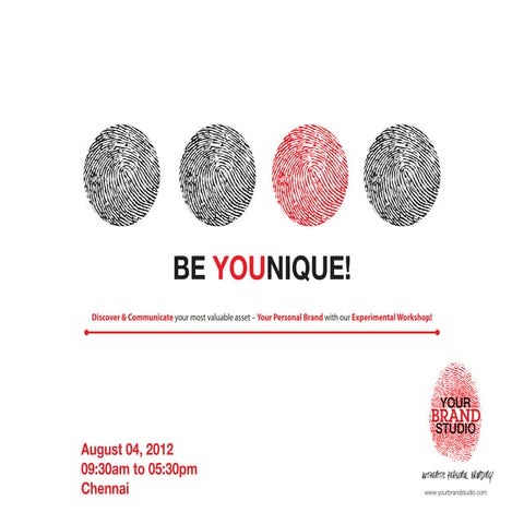 Your Brand Studio-Personal Branding Workshop | PDF | Small and Medium ...