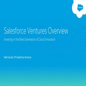 Salesforce Ventures Overview Pdf