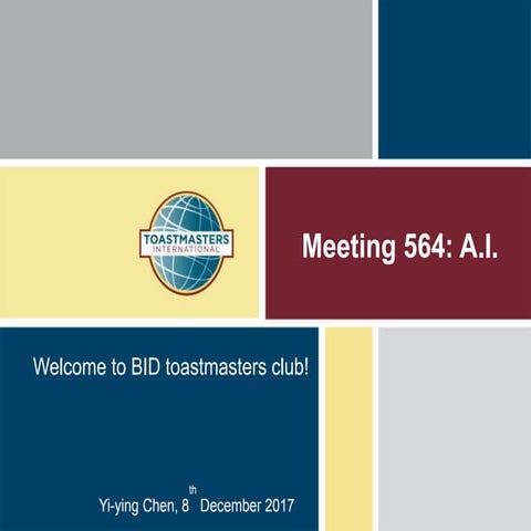 Toastmaster of the meeting | PPTX