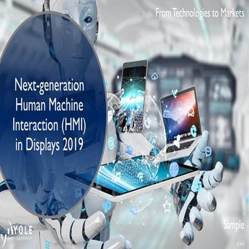 Next-Generation Human Machine Interaction in Displays 2019 report by ...
