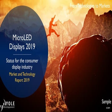 MicroLED Displays 2019 | PDF