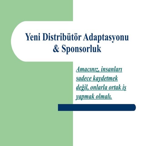 Network Marketing de 6 Altın Kural | PPT