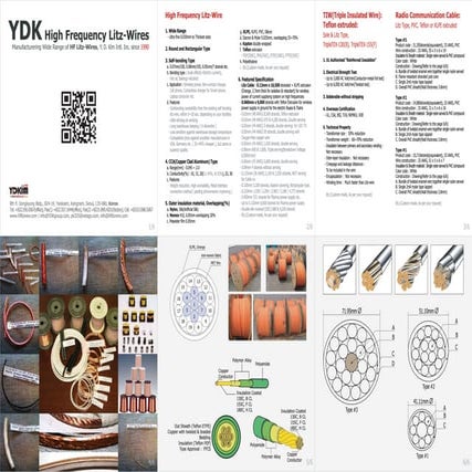 YDK HF Litz Wire e-Catalogue | PDF