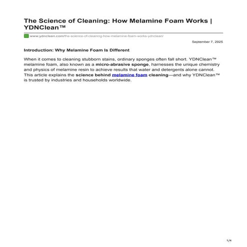 ydnclean.com-The Science of Cleaning_ How Melamine Foam Works ...