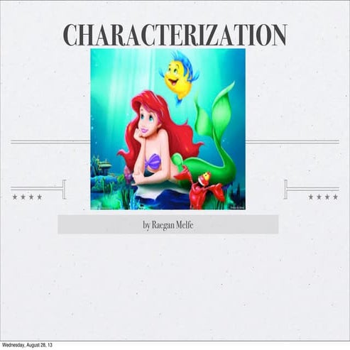 english characterization | PDF