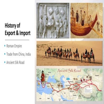 History of Export & Import | PPT