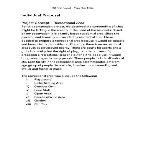 ICI Individual Proposal | PDF