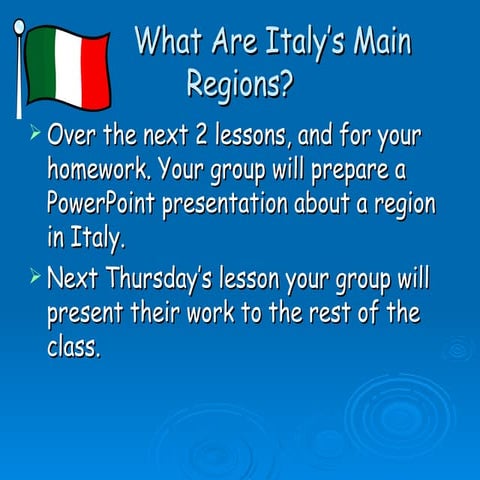 Year 9 Italy Group Presentation | PPT