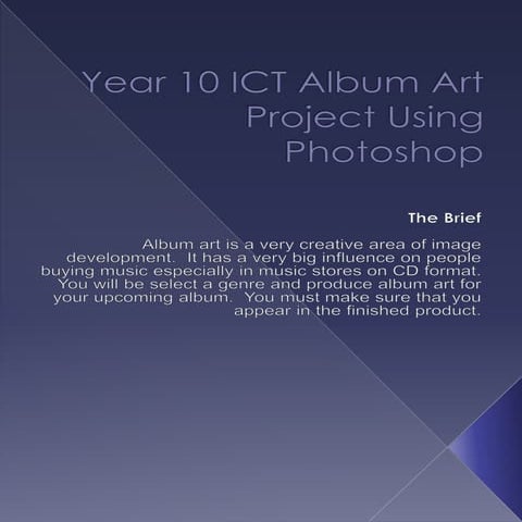 Year 10 ict album art examples | PPTX