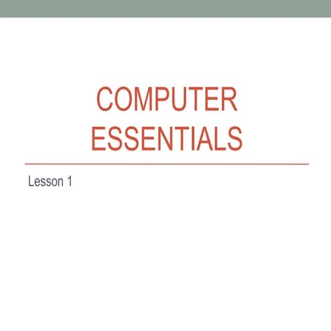 Year 10 Ict Computing Essentials Ppt
