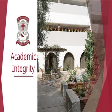 Year 11 Academic Integrity Session Ter 1pptx | PPTX