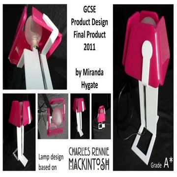 Year 11 DT product design final products 2011 | PPTX