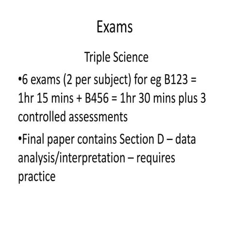 Year 11 science | PPTX